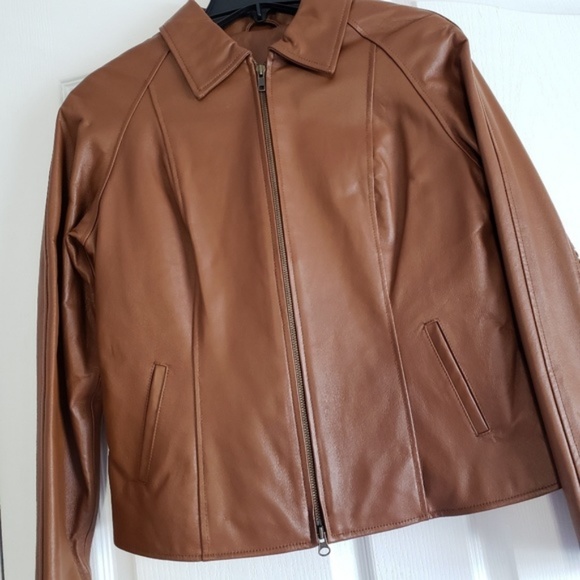Together | Jackets & Coats | Together Vintage Leather Jacket Cognac ...